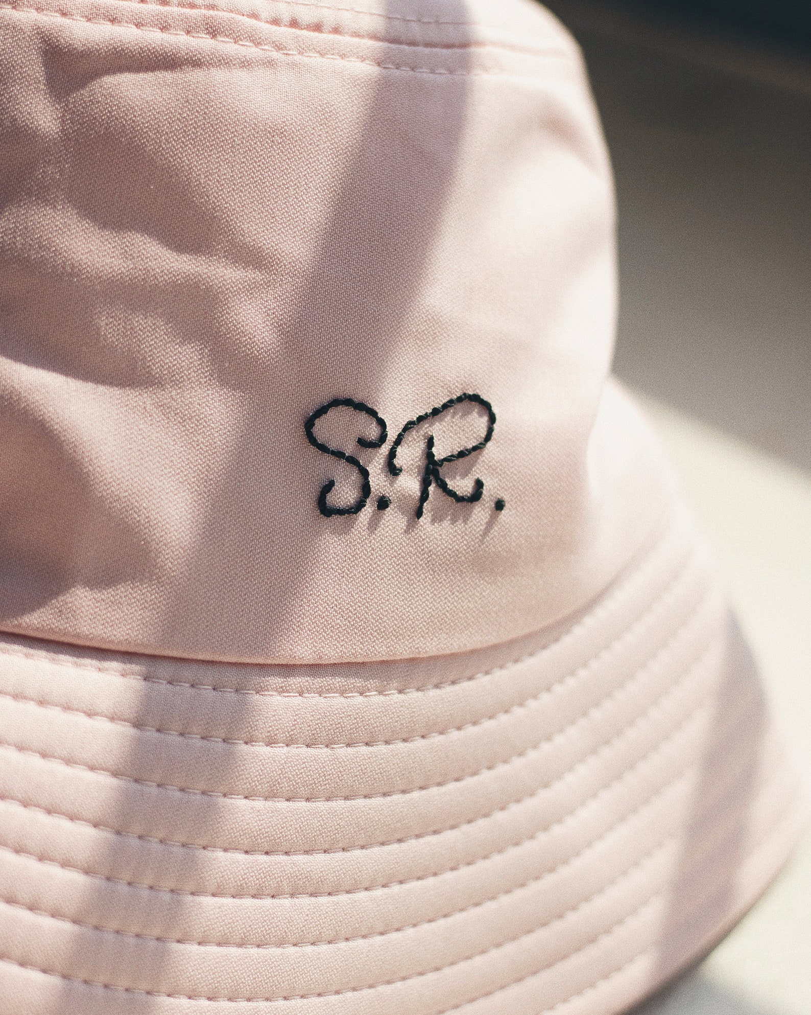 BUCKET HAT // Embroidered Bucket Hat With Initials Minimalist Old ...