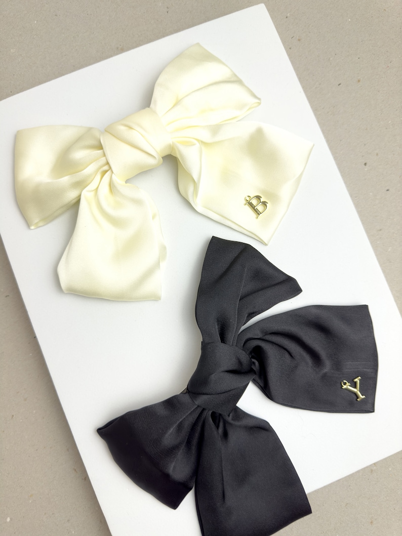 BOW / CUSTOM LETTER Hair Bow, Bow for Women, Personalized Hair ...