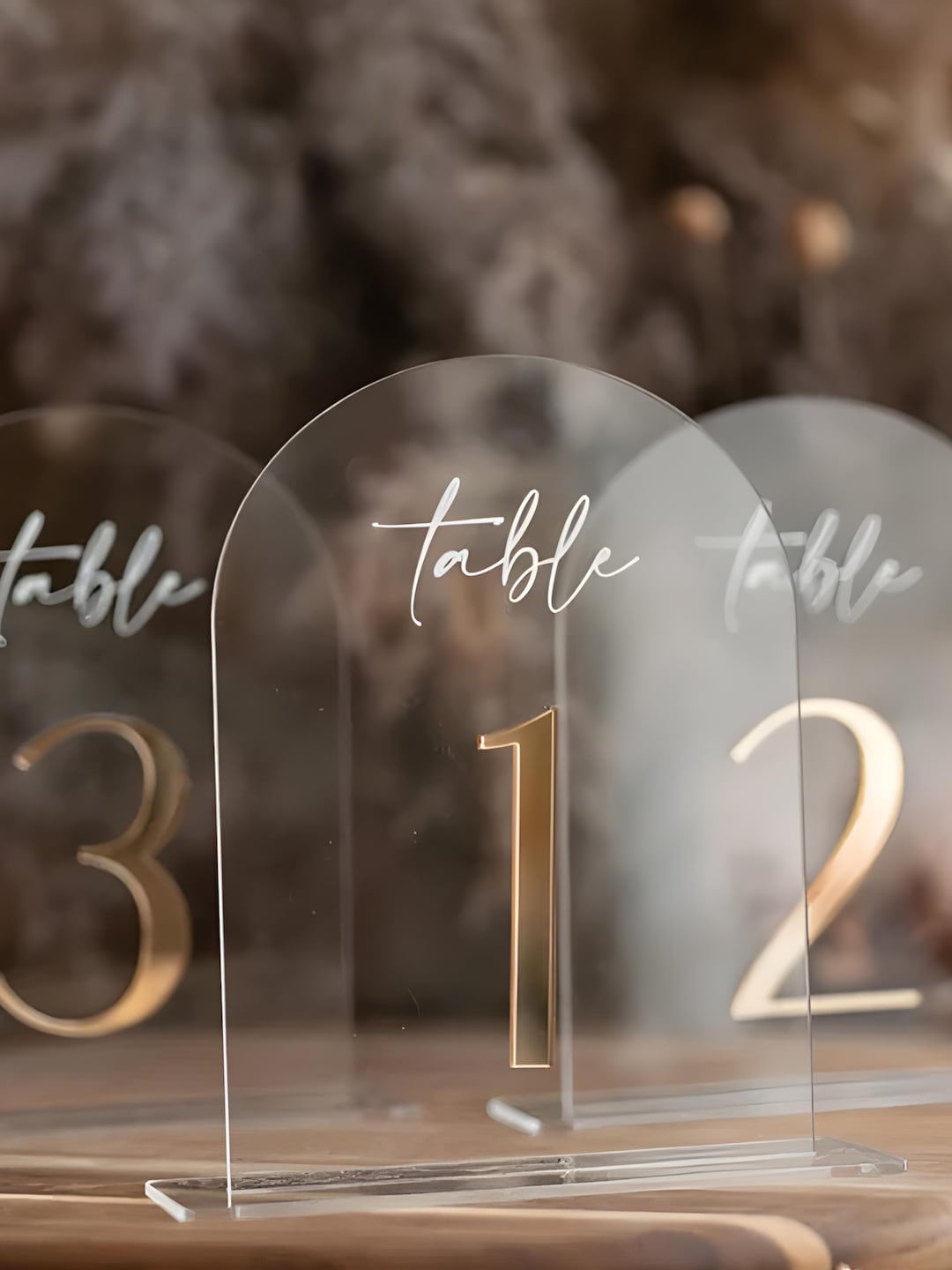 WEDDING / TABLE MARKERS Wedding Table Decorations, Number Table Place ...