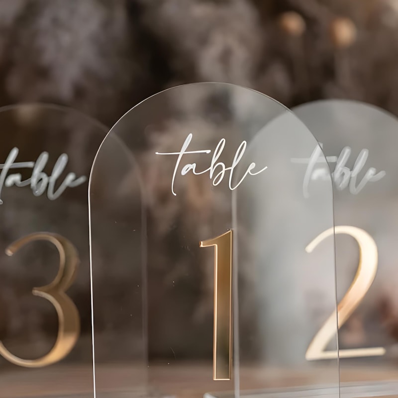 Table Markers - Etsy