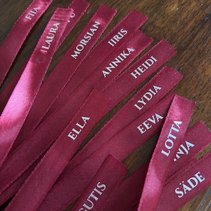 EVENT / Personalized 15 Mm Stemware Ribbon, Party Champagne Glass ...