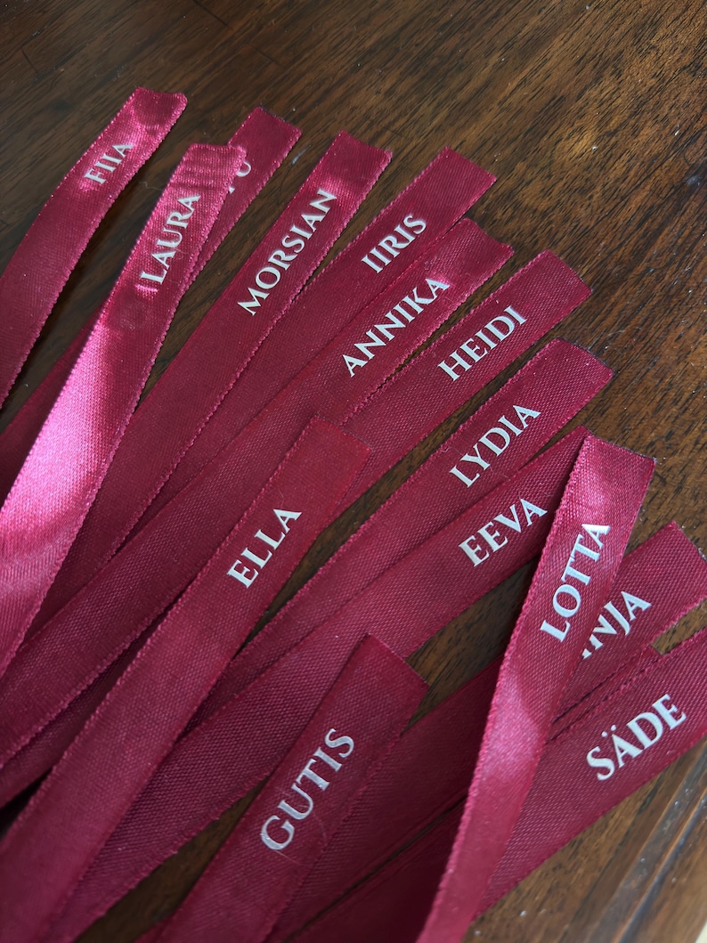 EVENT / Personalized 15 Mm Stemware Ribbon, Party Champagne Glass ...