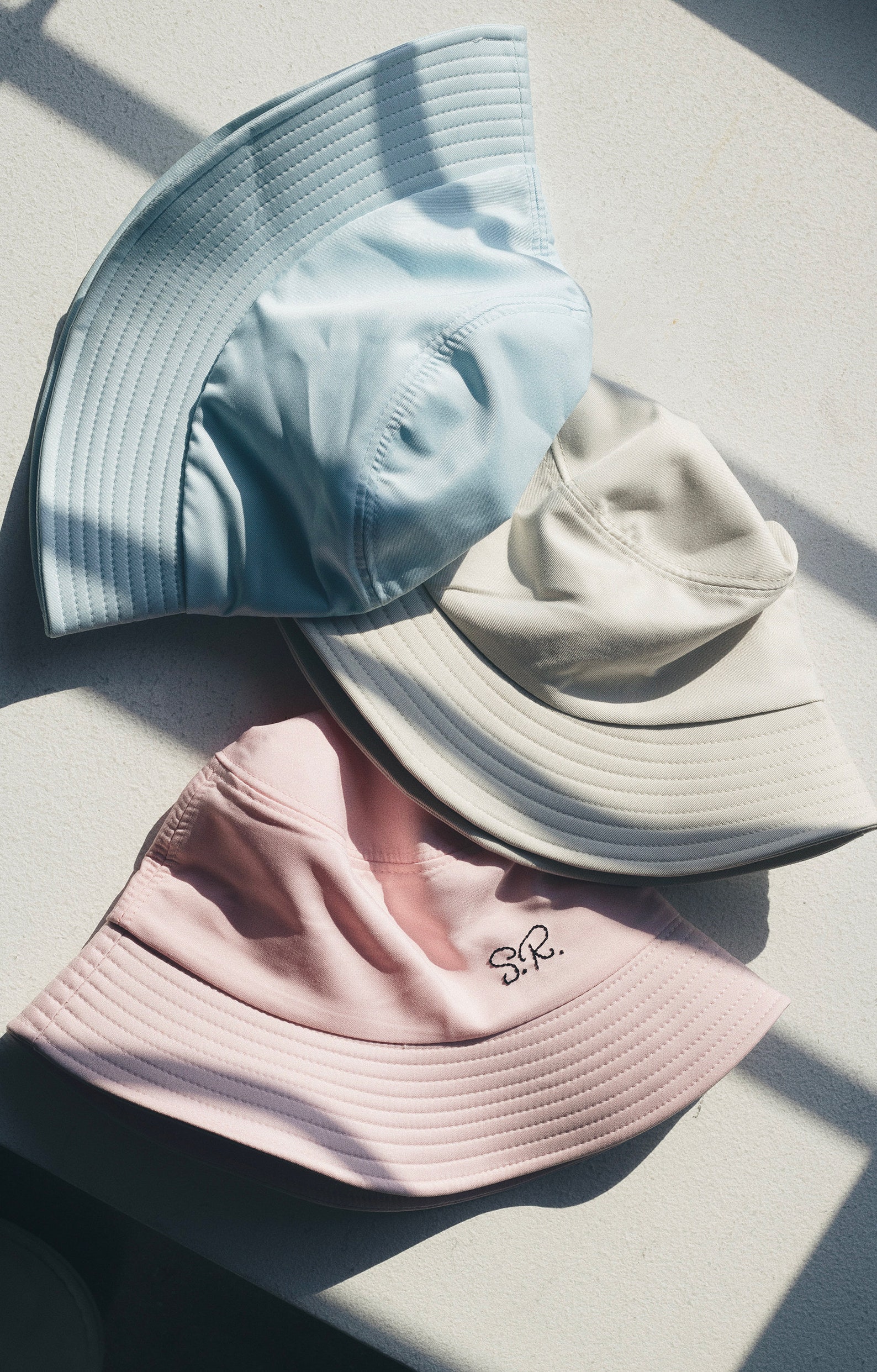 BUCKET HAT // Embroidered Bucket Hat With Initials Minimalist Old ...