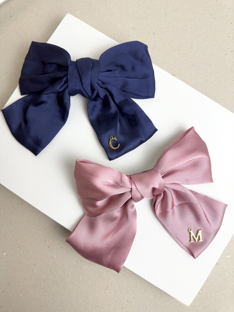 BOW / CUSTOM LETTER Hair Bow, Bow for Women, Personalized Hair ...