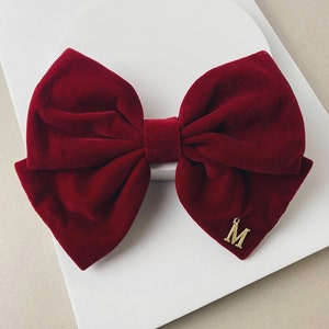 BOW / CUSTOM LETTER Hair Bow, Bow for Women, Personalized Hair ...