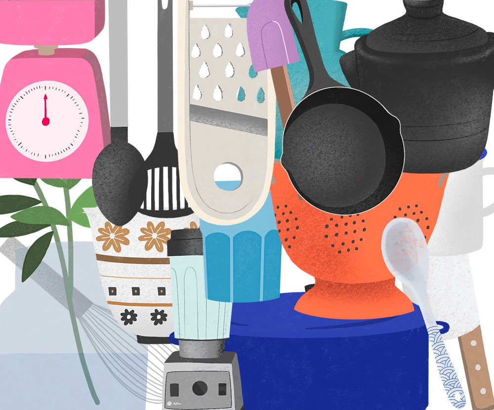 My Kitchen Item Clipart Sticker Clipart Planner Sticker - Etsy