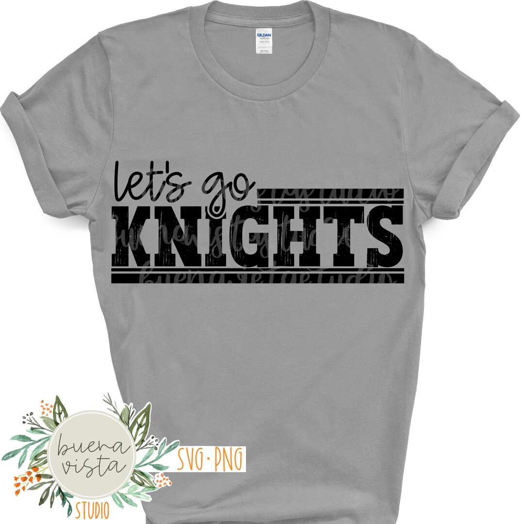 Let's Go Knights Mascot SVG Digital Cut File PNG - Etsy
