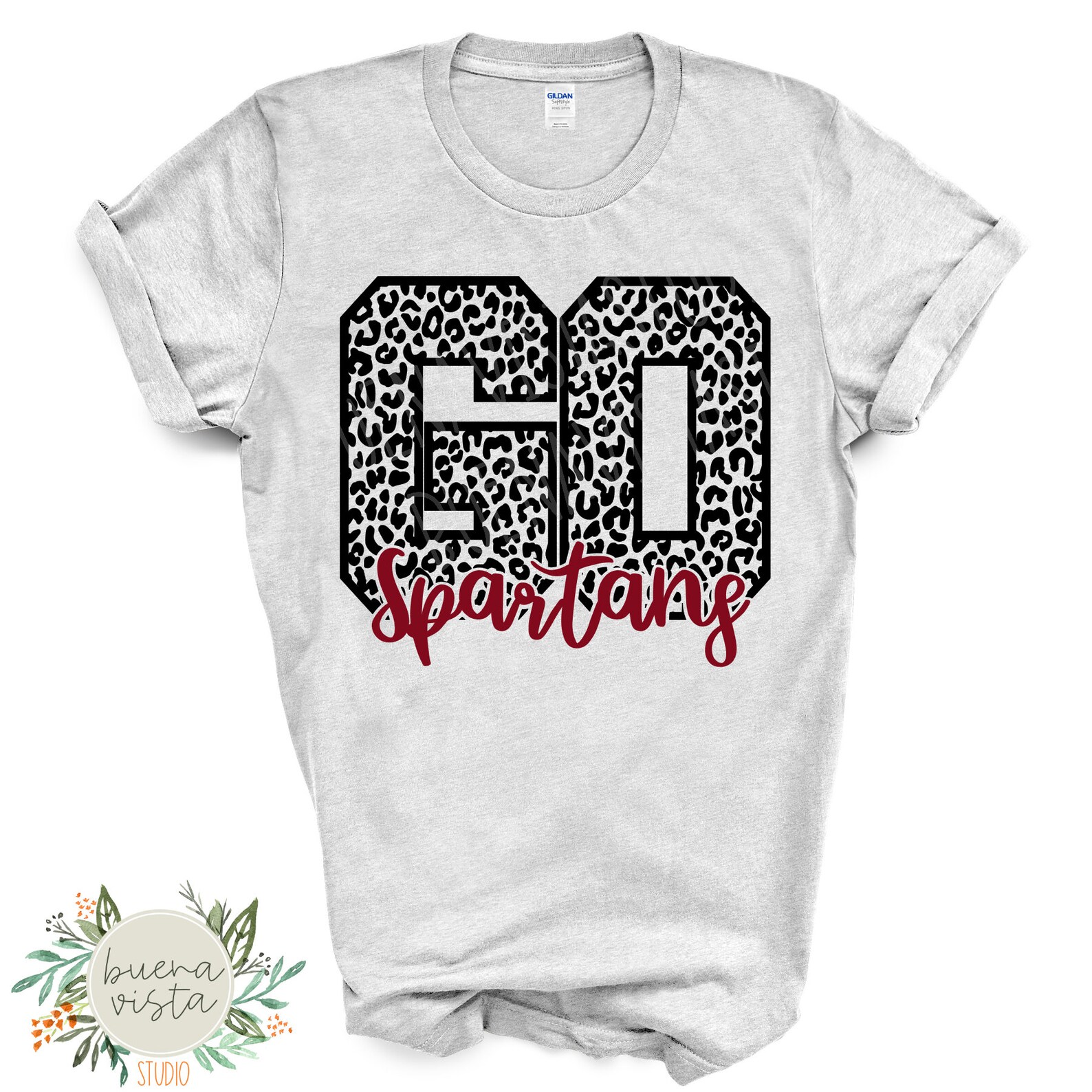 Go Spartans Leopard Cheetah Mascot SVG Digital Cut File PNG | Etsy