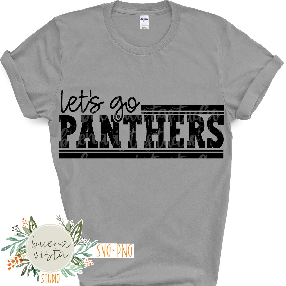 Let's Go Panthers Mascot SVG Digital Cut File PNG - Etsy