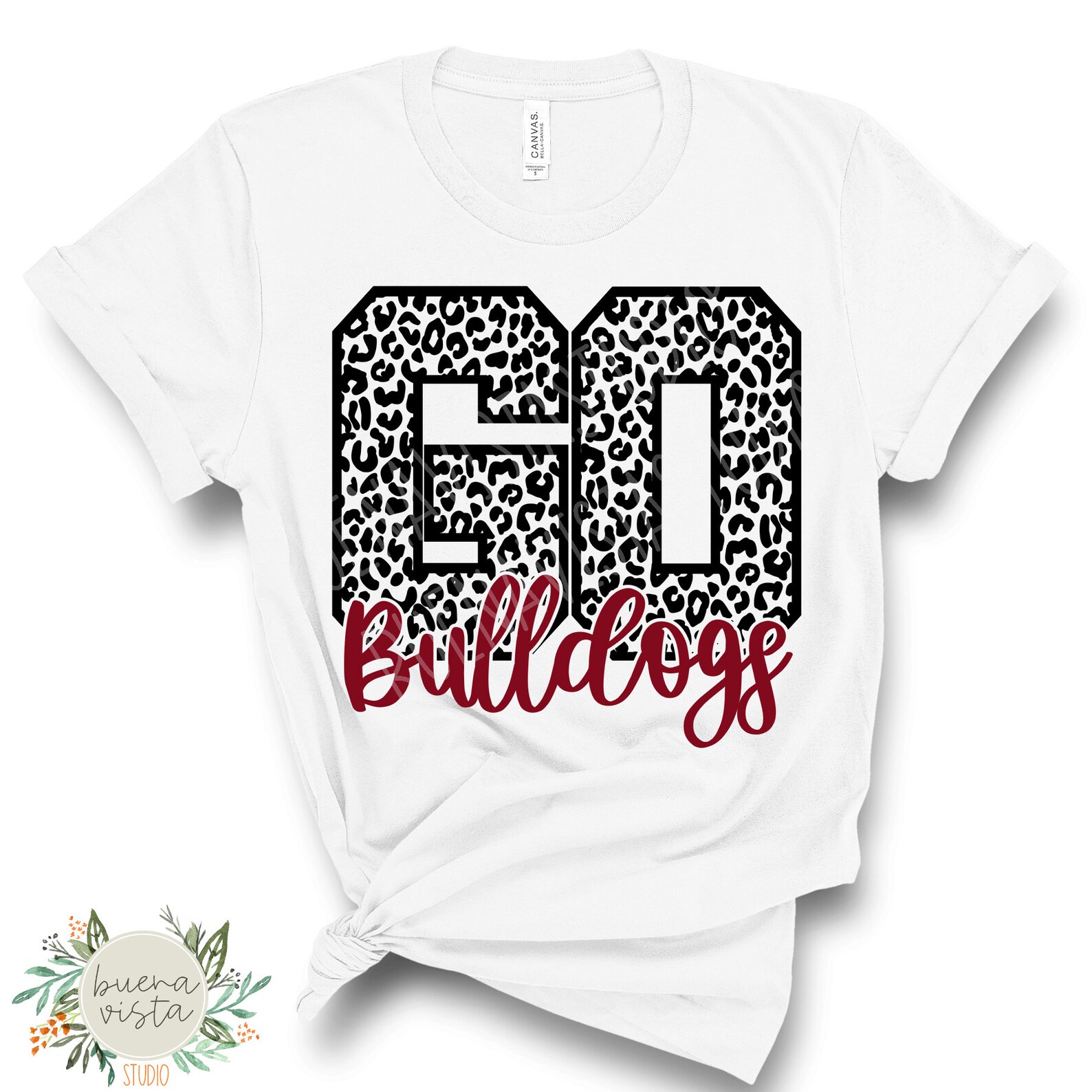 Go Bulldogs Leopard Mascot SVG Digital Cut File PNG & DXF - Etsy