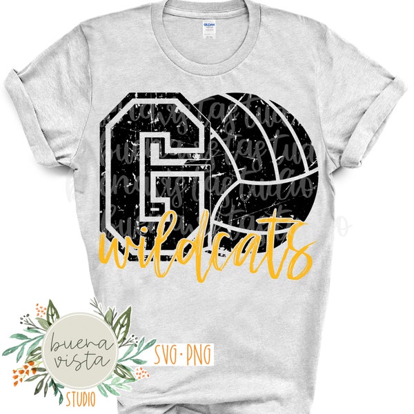 Go Wildcats Volleyball Svg - Etsy