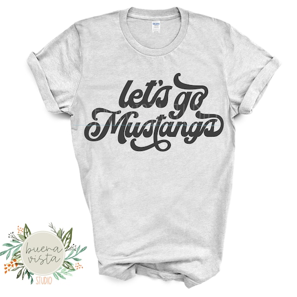 Go Mustangs - Etsy