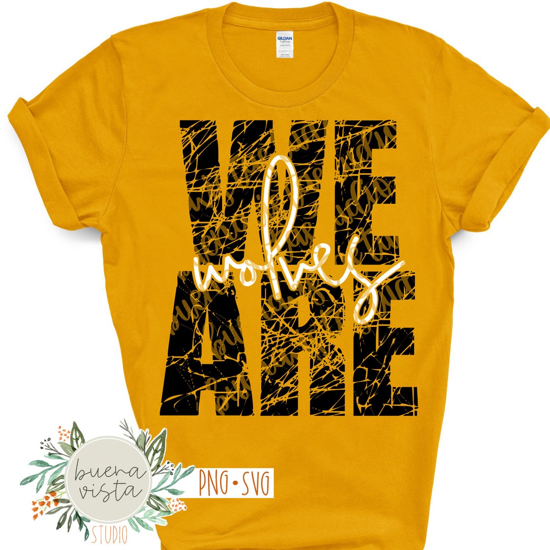 We Are Wolves Mascot SVG Digital Cut File PNG - Etsy