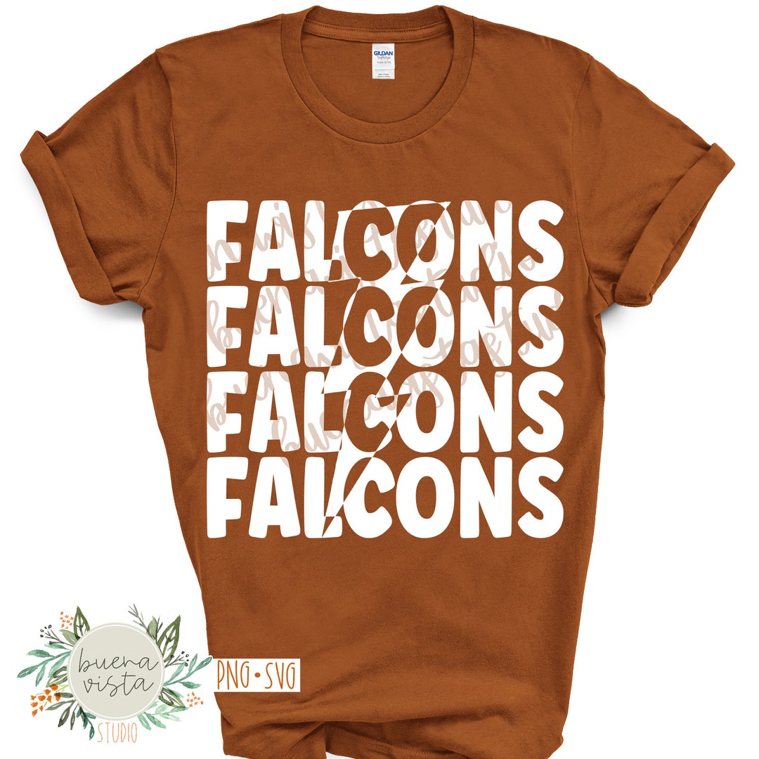 Falcons Mascot SVG Digital Cut File + PNG - Etsy