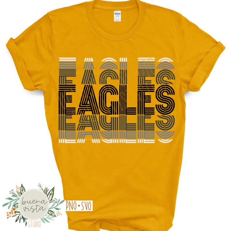 Eagles Echo Mascot SVG Digital Cut File PNG - Etsy