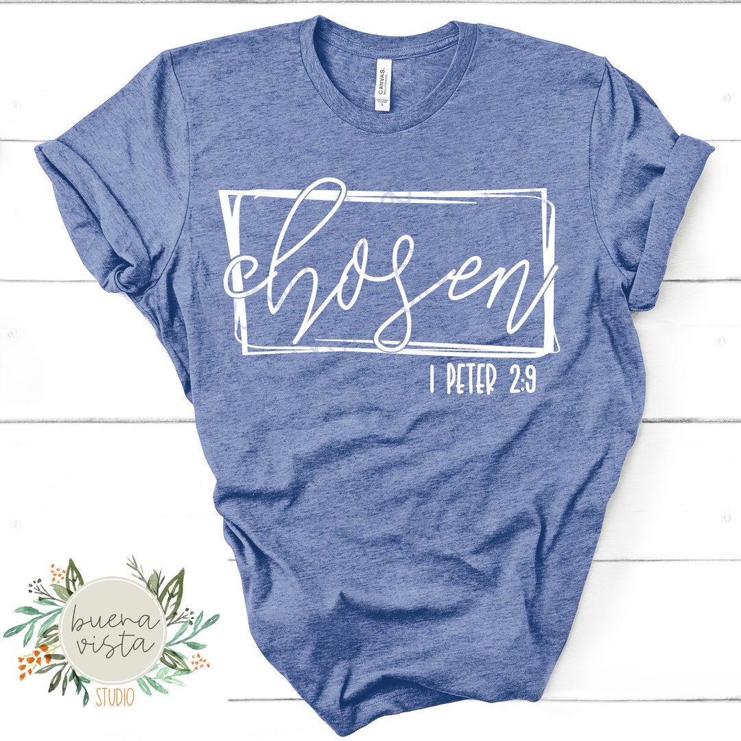 Chosen SVG Digital Cut File + PNG Christian SVG - Etsy
