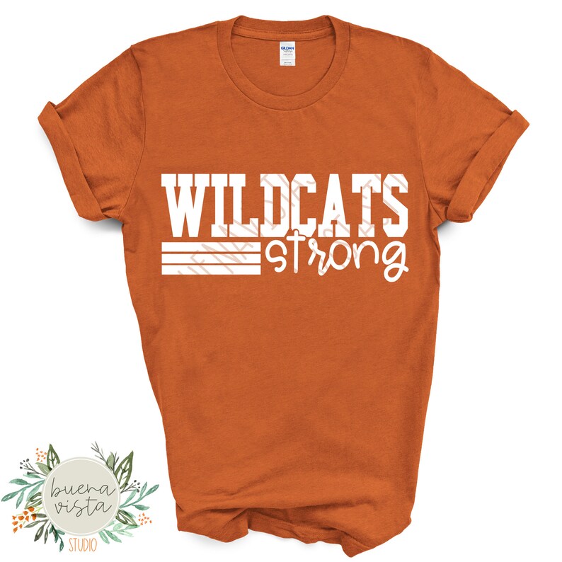 Wildcats Strong Mascot SVG Digital Cut File PNG | Etsy