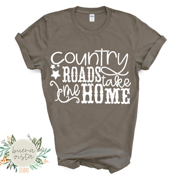 Country Road Dxf File - Etsy