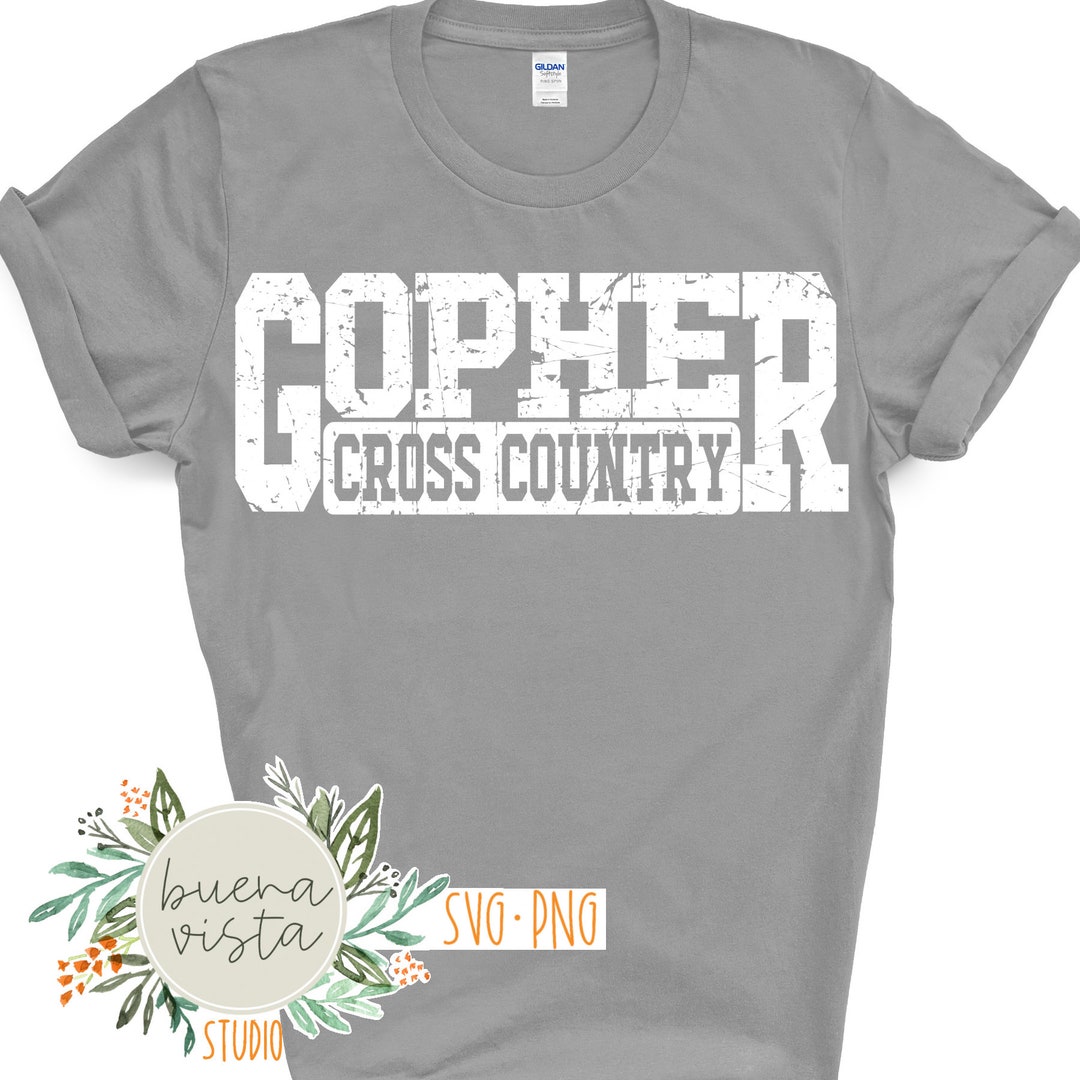 Gopher Cross Country SVG Digital Cut File PNG - Etsy