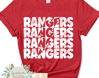 Let's Go Rangers Mascot Shirt SVG Digital Cup File and PNG - Etsy