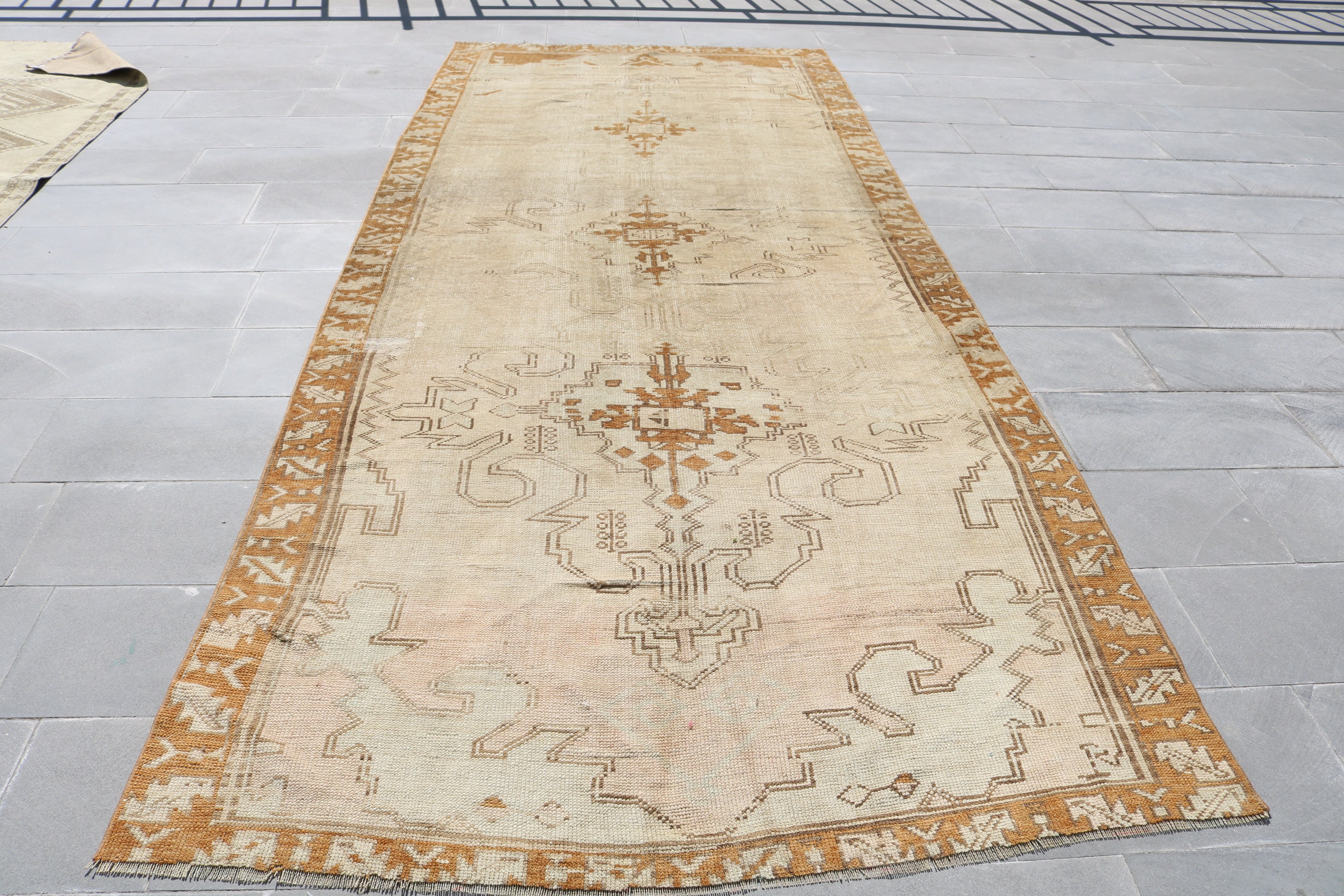 Turkish Rug, Muted Rug, 5.3x12.8 Ft, Vintage Rug, Runner Rug, Anatolian ...