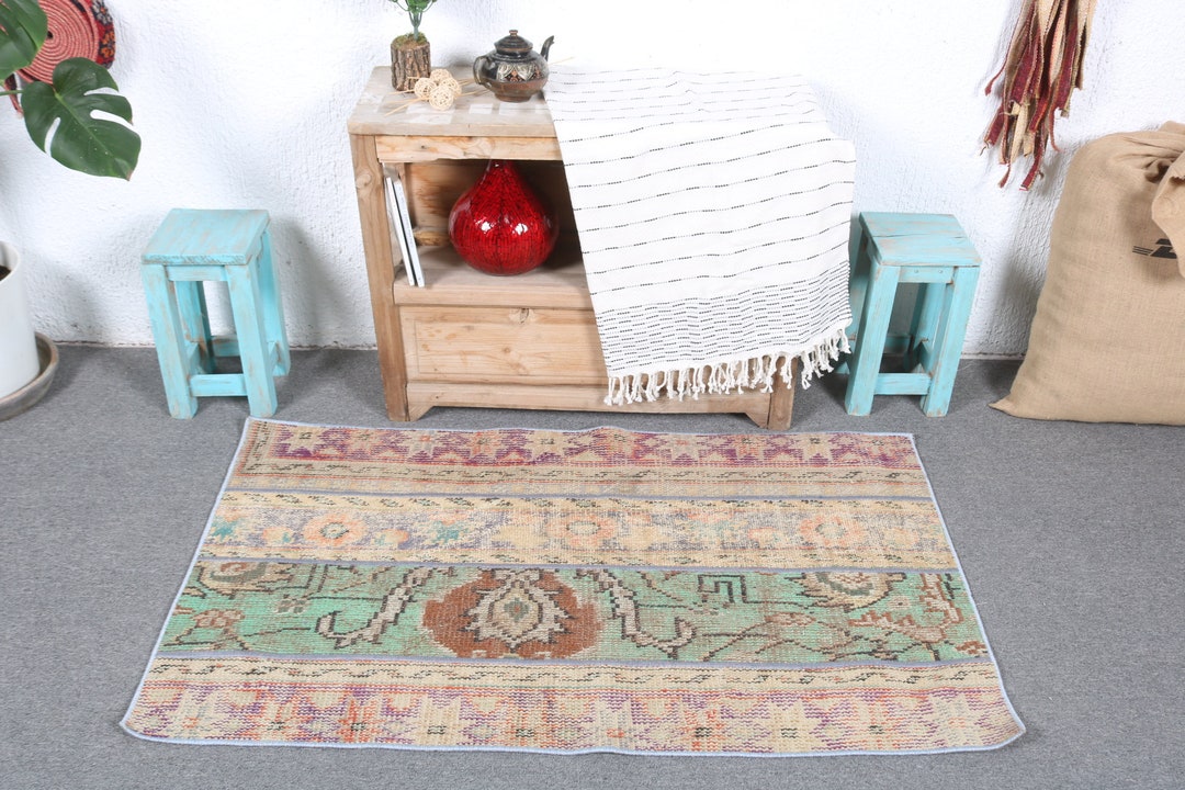 Patchwork Rug, Vintage Rug, Small Rugs, Turkish Rug, Oushak Rugs, Rugs ...