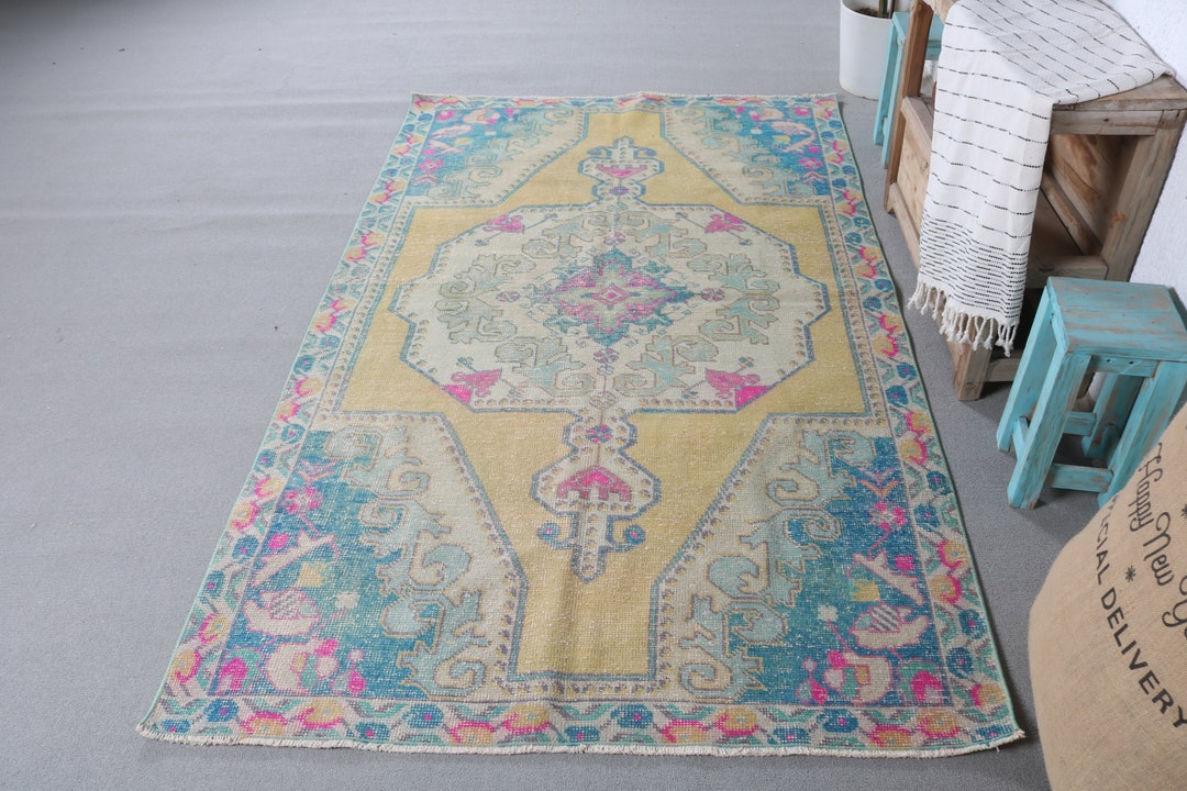 Vintage Rug, Turkish Rug, Area Rugs, Anatolian Rugs, Rugs for Bedroom ...