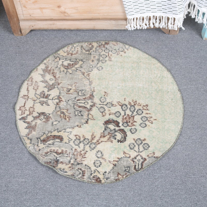 Round Bathroom Rug - Etsy