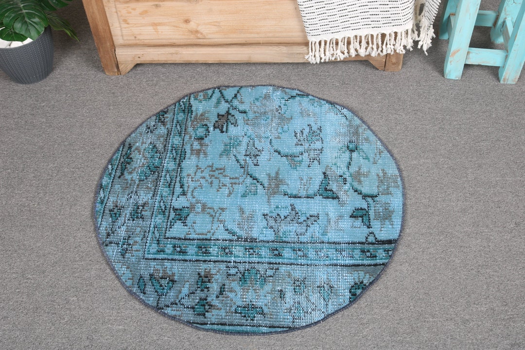 Turkish Rug, Round Rug, Vintage Rug, Small Rugs, Antique Rugs, Rugs for ...