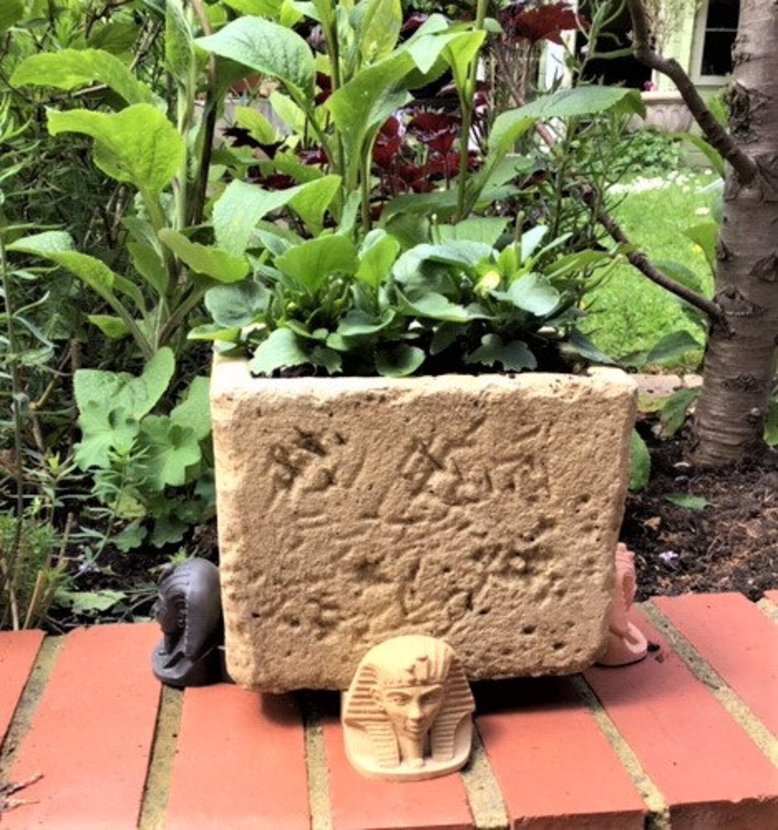 Handmade Tutankhamun Pot Foot by Marmoset Designs - Etsy