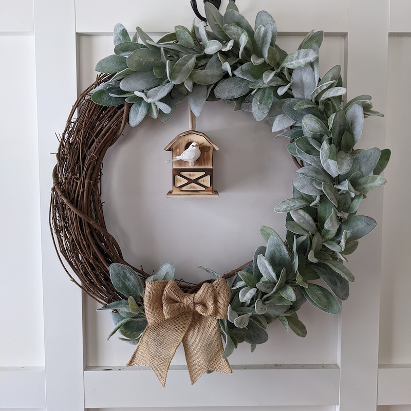 Birdhouse Wreath - Etsy