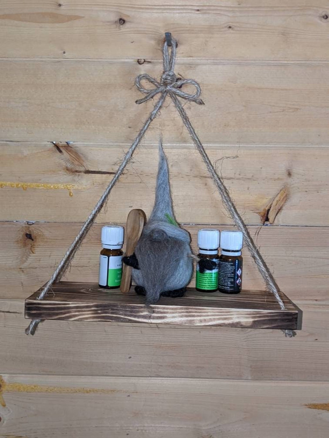 Sauna Shelf, Small Rustic Shelf, Shelf for Sauna, Wood Burned Shelf ...