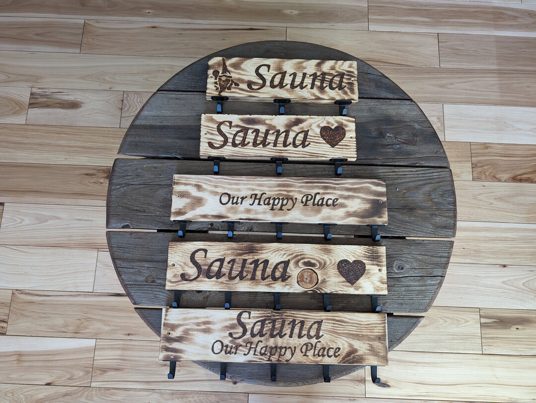 Sauna Towel Rack, Towel Rack, Sauna Accessories, Wooden Towel Rack ...