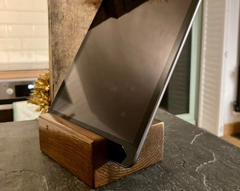Wooden iPad Stand Handmade Wood Tablet Holder - Etsy UK