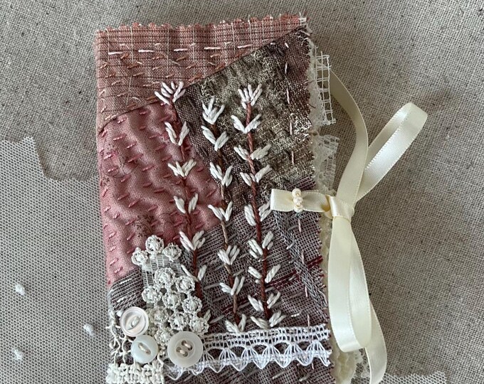 Needle Case - Slow Stitched - Handstitched - Hand Embroidered Cover - Etsy
