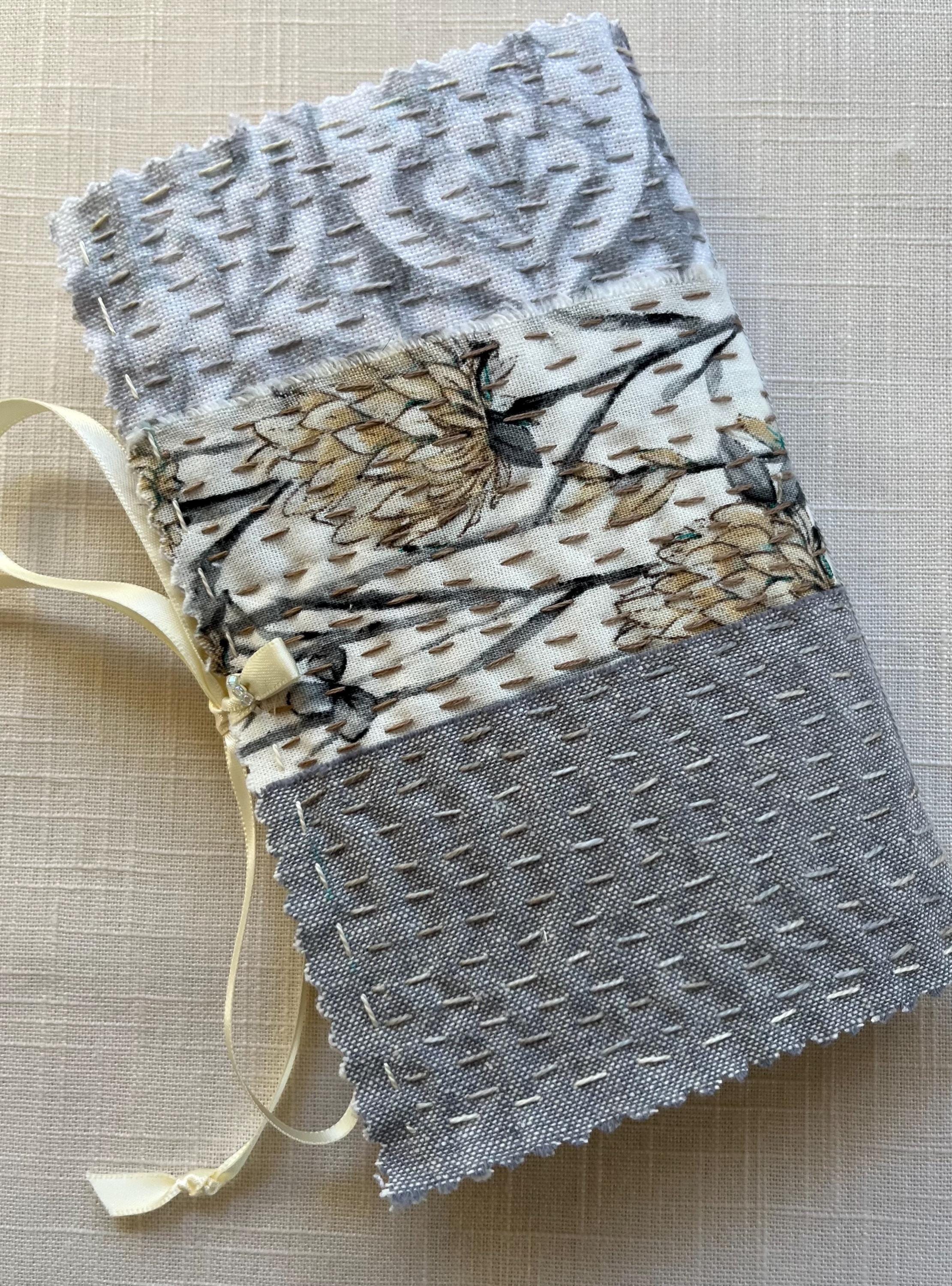 Medium Slow Stitched Peace Journal - Handmade Journal - Wedding Journal ...