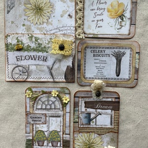 Flower Pocket of Ephemera - Etsy