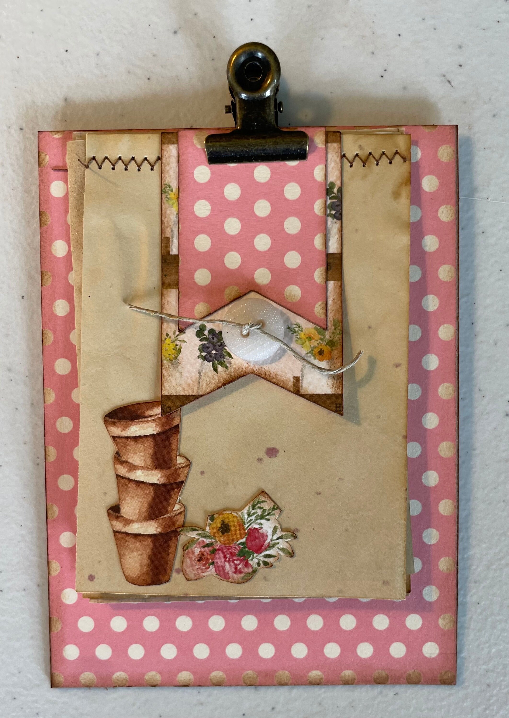 Mini Journaling Clipboards-garden Theme 4 Pieces - Etsy