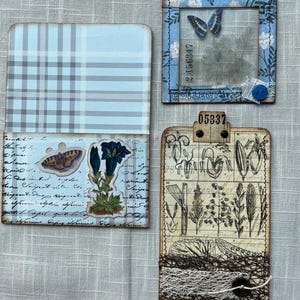 Journal Specimen Card, Journaling Card, and Pocket Ephemera three ...