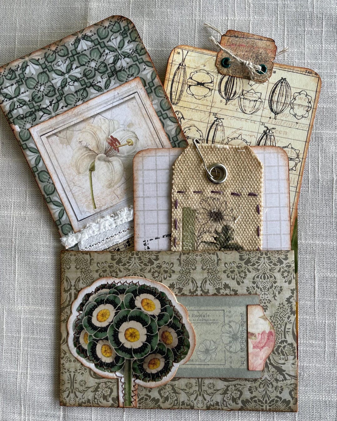 Pocketful of Nature Ephemera- Six Pieces of Ephemera - Etsy