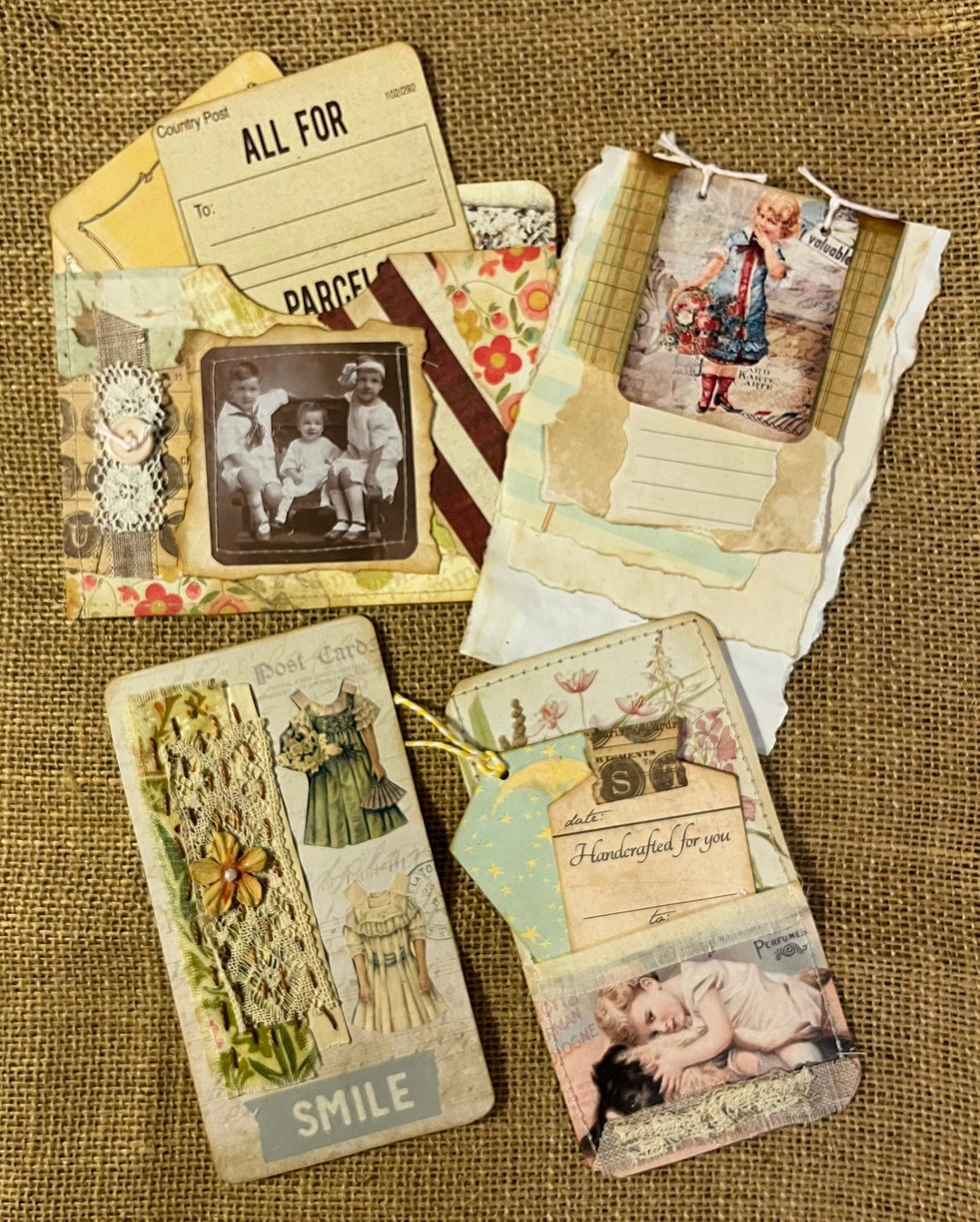 Journaling Ephemera, 8 Pieces, Child Themed - Etsy