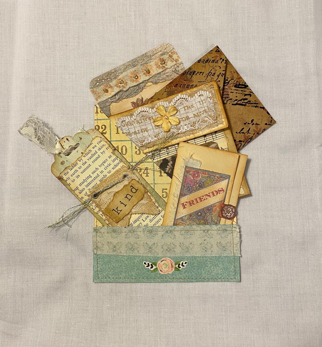 Pocket Full of Ephemera 6 Pieces Handmade Ephemera - Etsy