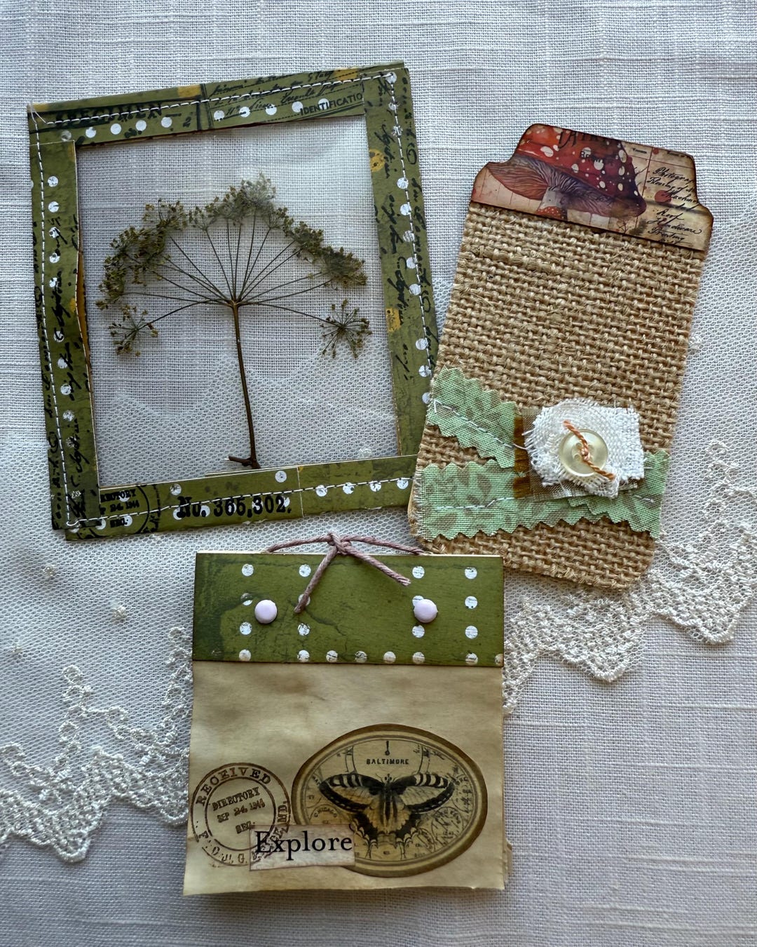Journal Specimen Card, Journaling Card, and Mini Tablet - Ephemera ...