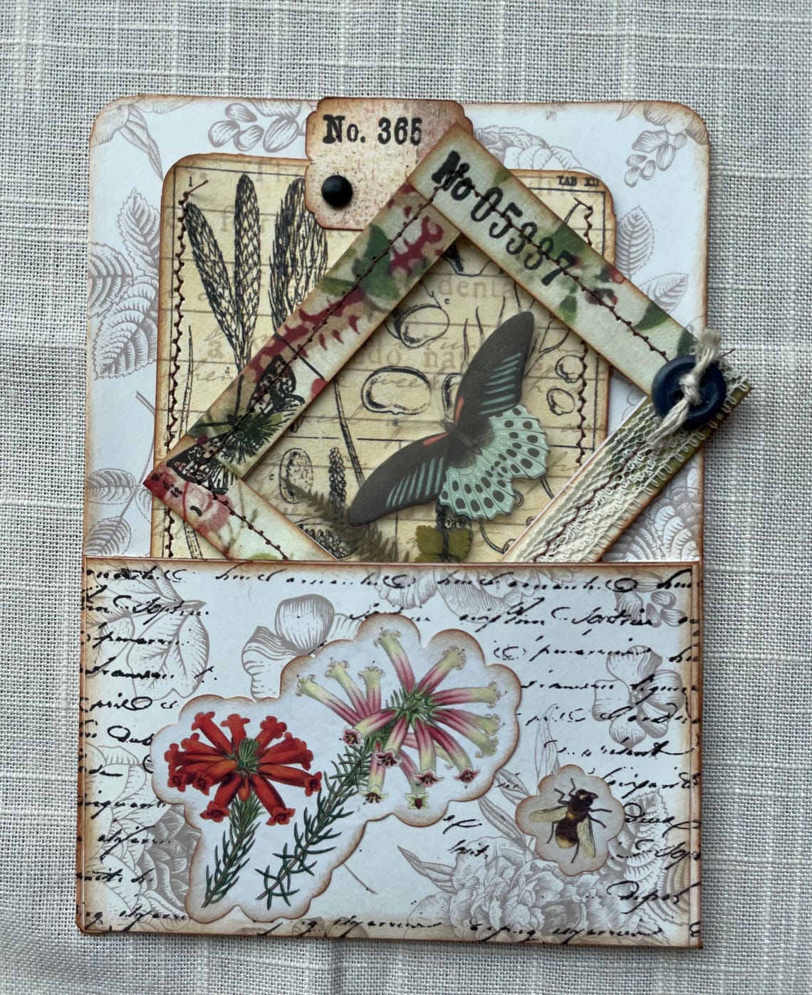 Journal Specimen Card, Journaling Card, and Pocket Ephemera three ...