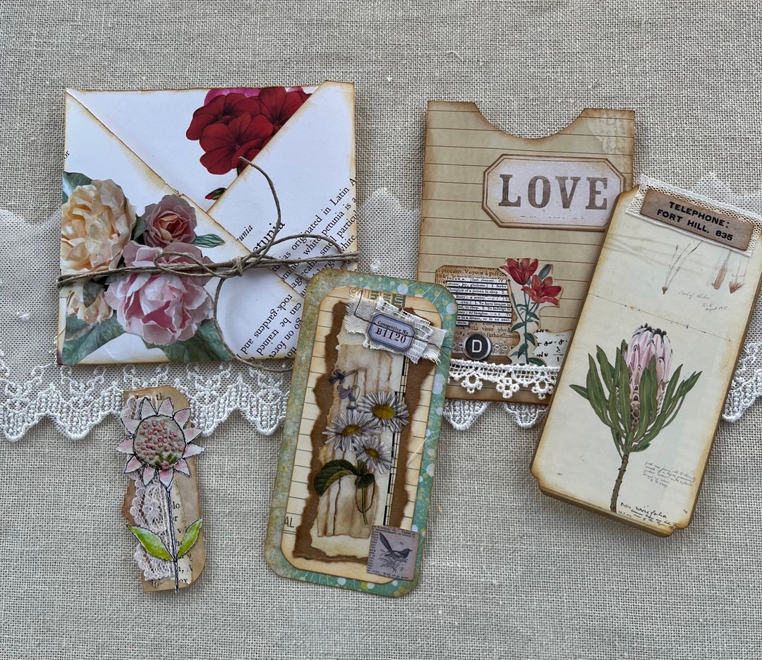 Bits and Bobs Ephemera Packet - 5 Pieces - Journaling Supplies ...