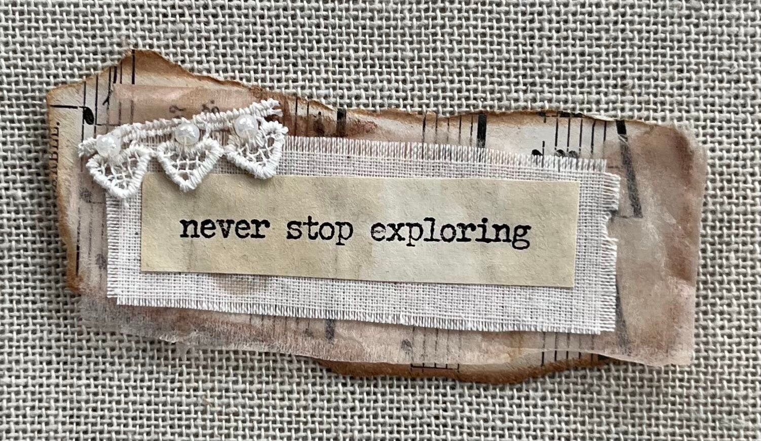 Journaling Ephemera 6 Pieces Hand Stamped Saying Clusters - Etsy