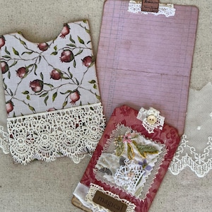 Envelope and Two Journaling Cards magical Themed Handmade Ephemera ...