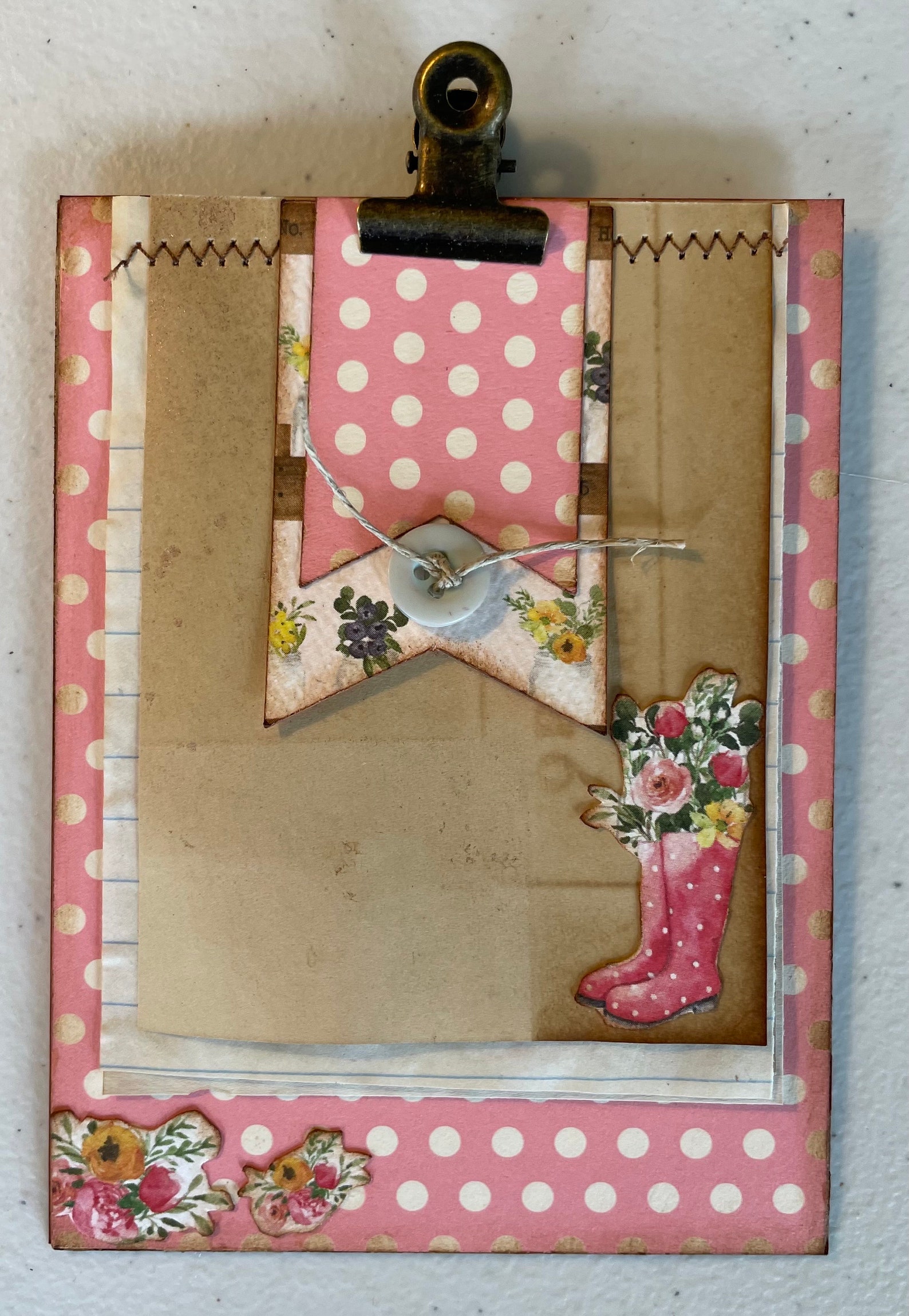Mini Journaling Clipboards-garden Theme 4 Pieces - Etsy