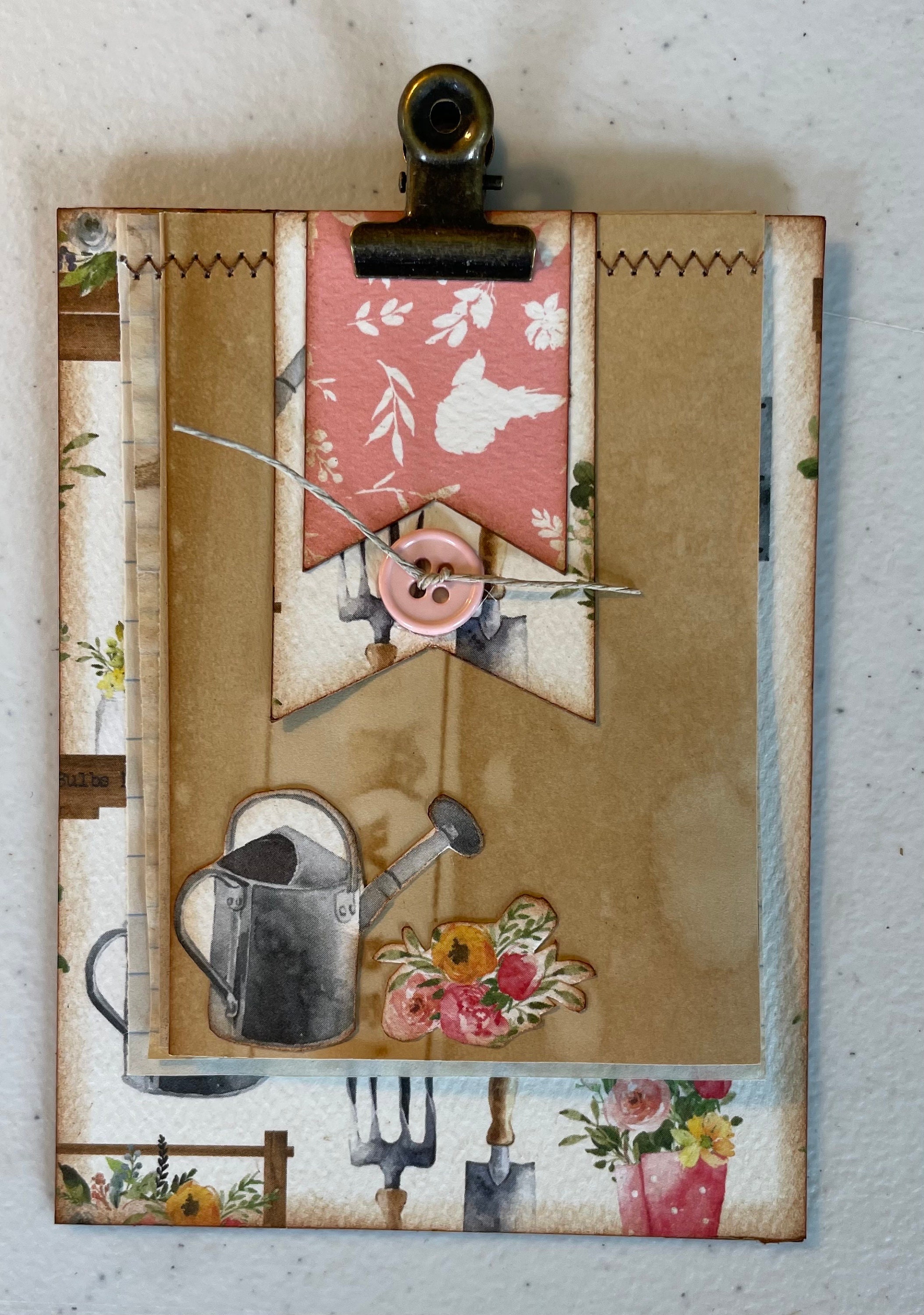 Mini Journaling Clipboards-garden Theme 4 Pieces - Etsy