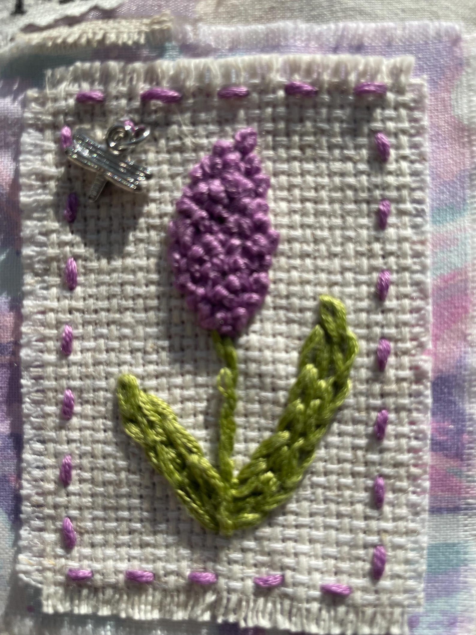 Wish/dragonfly Journal With Hand Embroidered Flower - Etsy